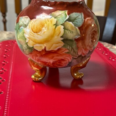 Beveled Hand Mirrors: Loonen French Ivory / Pyralin / Celluloid Circa ...