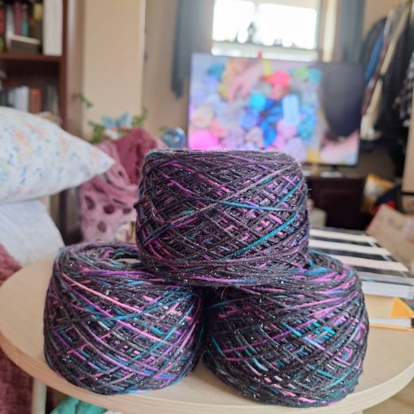 Dark Galaxy | MADE TO ORDER | Hand Dyed Yarn, Indie Dyed Yarn, Sock ...
