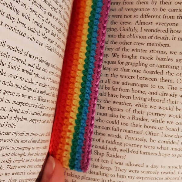 Rainbow Bookmark Pattern | Crochet Bookmark Pattern | Crochet Rainbow ...