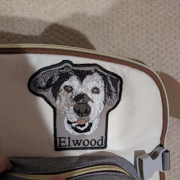 Custom Embroidered Dog Name Patches, Personalized Yorkshire Terrier Dog ...