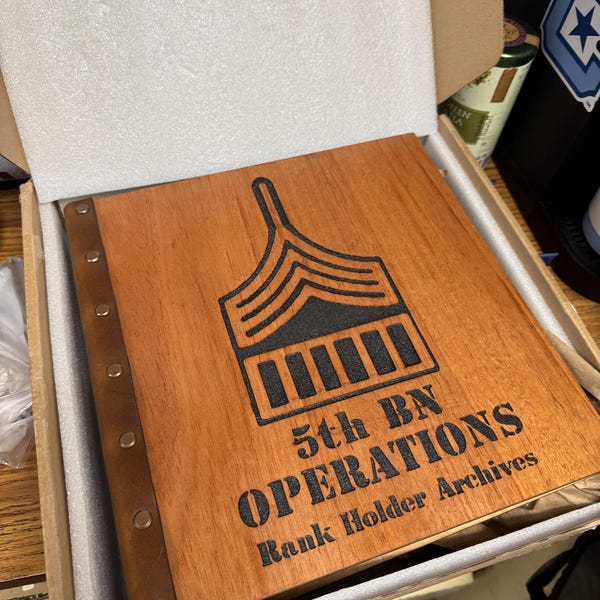 Custom USCG Chief Charge Book, Coast Guard Book, USCG Charge Book ...