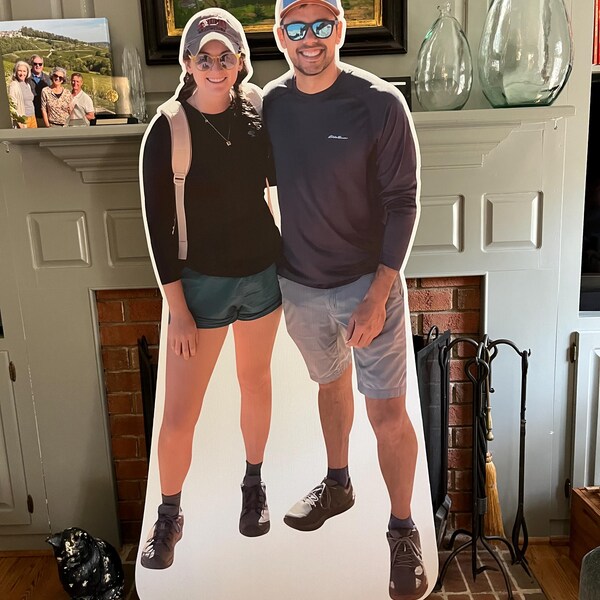 Custom Life Size Coroplast Cutouts of Any Photograph, Personalized Full ...