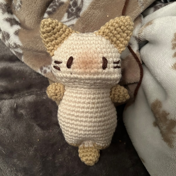 Loafy Cat Crochet Pattern, Cute Amigurumi (PDF) - Etsy