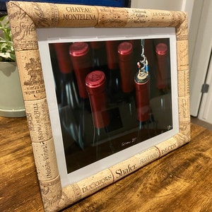 Custom Wine Cork Personalized Frame - Etsy