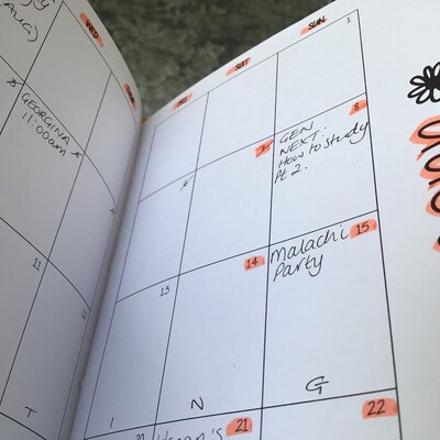 Weekly Planner, WO2P, Undated Planner, Midori Insert, Travelers ...