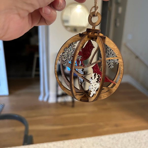 Butterfly Memorial Laser Cut Globe Ornament - Etsy