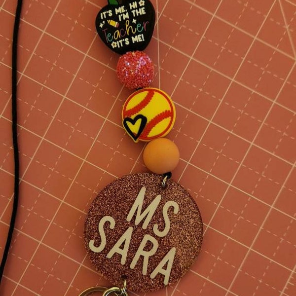 Design Your Own School Themed Lanyard, Personalized School/teacher ...