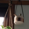 Medium Natural Canvas Bucket Basket - Etsy