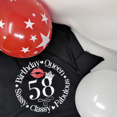 58 and Fabulous Svg, 58and Fab Svg, 58th Birthday Svg for Women, 58th ...