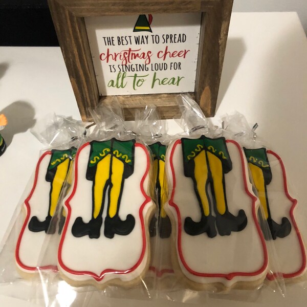 Elf - Buddy the Elf Cookies - One Dozen - Etsy