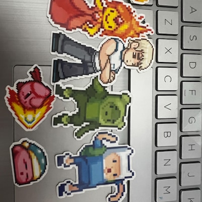 Wallace Wells Premium Sticker Scott Pilgrim Pixel Art Sticker - Etsy