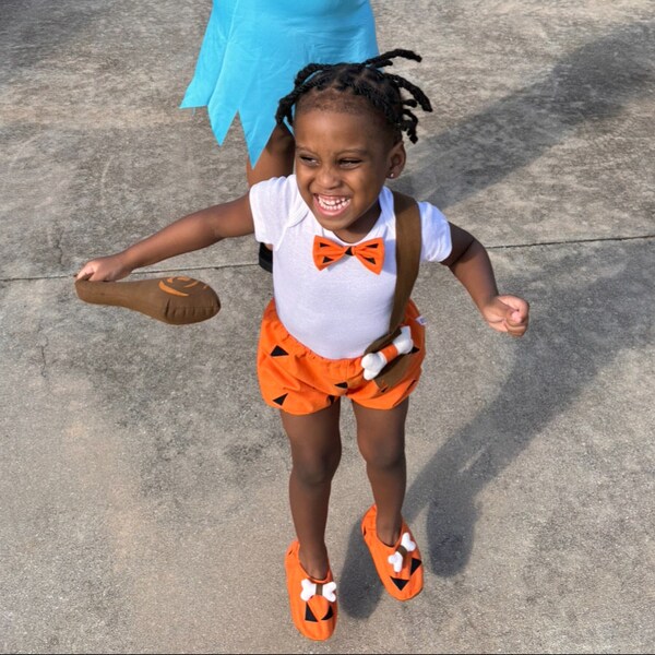 Bamm Bamm Costume for Sweetest Boys, Flintstones Birthday Party Outfit ...