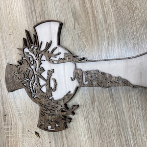Jesus and Cross Laser Cut File. Vector File for Laser Cutting. Wall Art ...