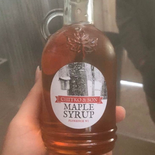 Custom Tree Tapping Maple Syrup Labels, Custom Round Canning Jar Labels ...