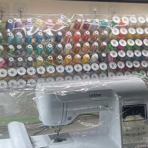 Dust Cover for a Thread Spool Wall Rack With Dimensions 16 X 14 X 3 - Etsy