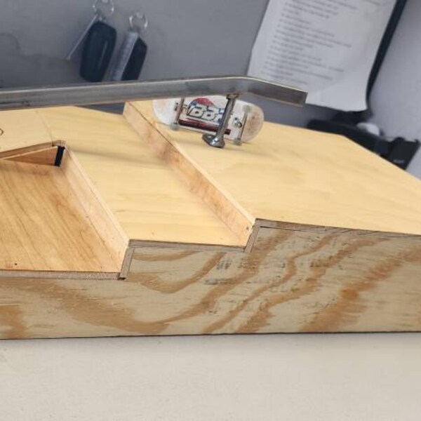 Fun Box W/ Ledge - Comfytown Ramps Modular Fingerboard Park - Etsy