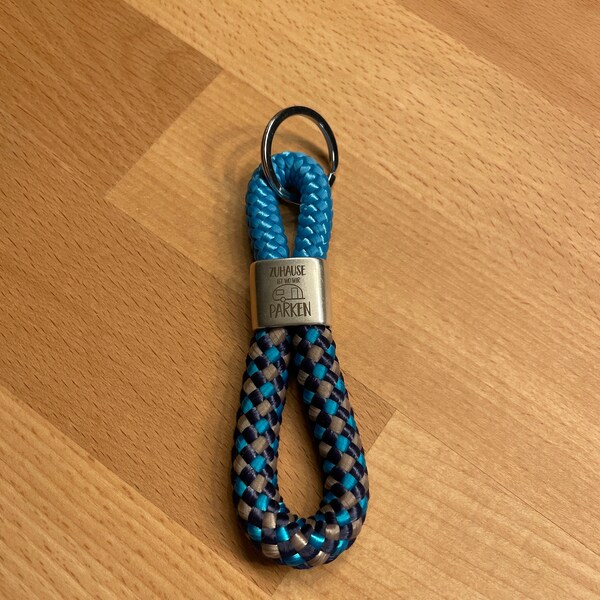 Key Rings Made of Sail Rope and Silver Colored Key Rings - Etsy