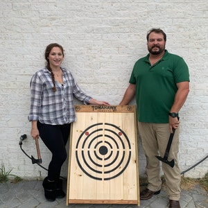 4-ring Tomahawk Target Axe and Knife Throwing Target | Etsy