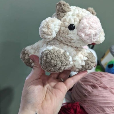 Crochet Cuddle Cow Plushie PATTERN - Etsy
