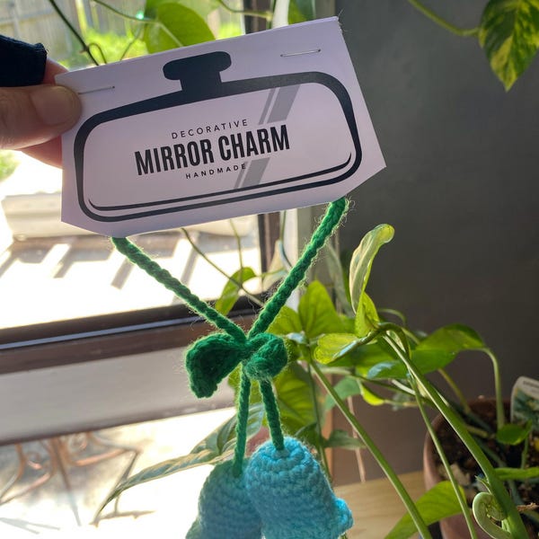 PRINTABLE Car Charm Tags - Digital PDF - Rearview Mirror Pendant Labels ...