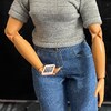 Miniature Cell Phone, Fashion Doll 11.5 Size Phone, Doll Home, Crafts ...