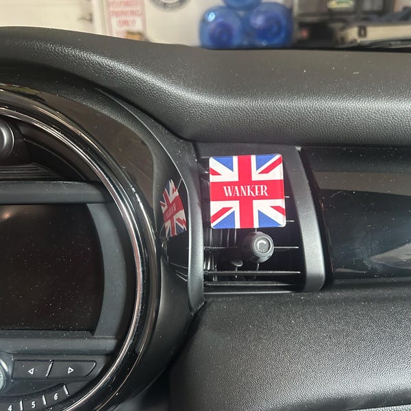 Union Jack Wood Look Medallion Round Ceramic Coasters, Set of 4 Union ...