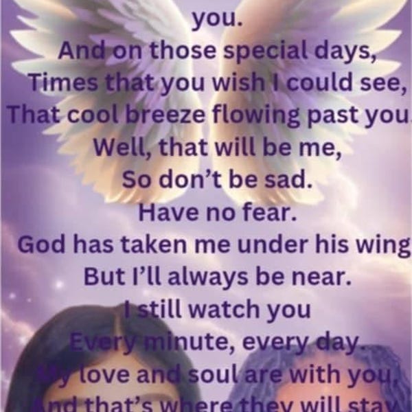 In Loving Memory Memorial Background PNG for Custom Printable ...