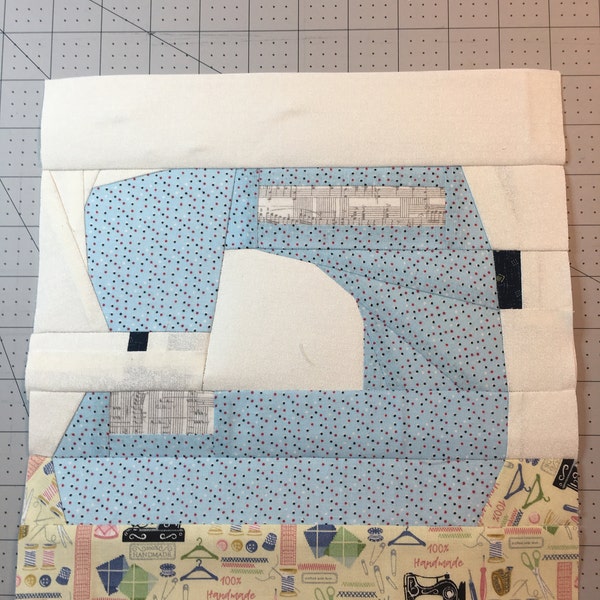Sewing Machine Paper Pieced Pattern - Etsy