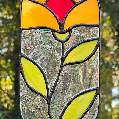 Beginner Pattern Stained Glass Pattern DIY Stained Glass - Etsy