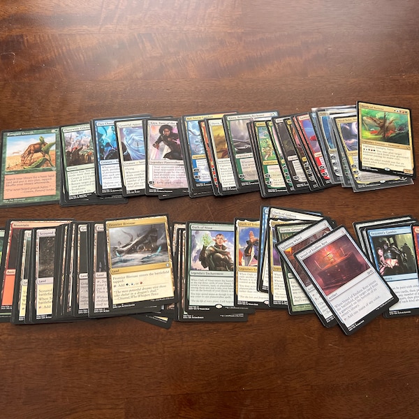 60 Card Deck DEMONS Tribal Black Rares Ready to Play Magic MTG Custom ...