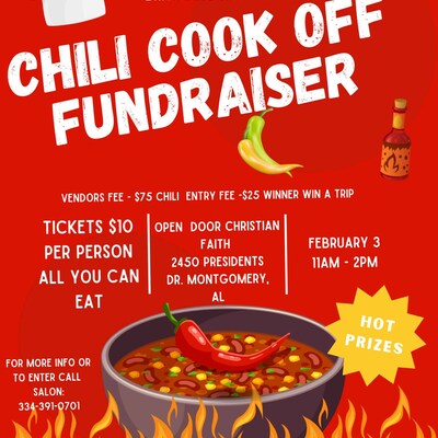 EDITABLE Chili Cook off Fundraiser Printables Includes Flyer, Poster ...