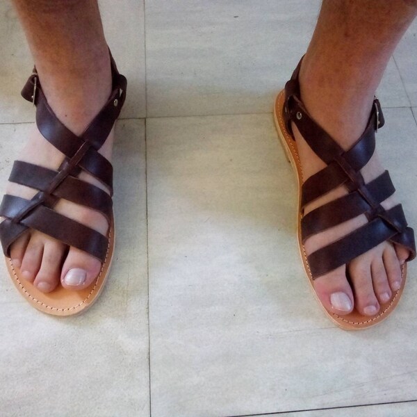 Men Sandals, Spartan Sandals, Handmade Sandals, Men Sandals, High ...