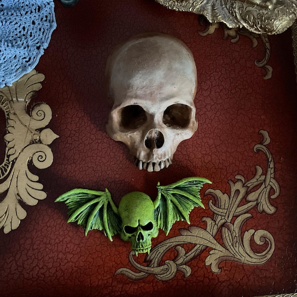 Garden Skull, Creepy Garden Decor, Garden Gifts, Halloween Garden Decor ...