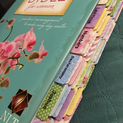 STANDARD series 2 Pastel Multicolored Books of Bible Tabs - Etsy