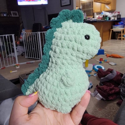 Dinosaur Jurassic World No Sew Crochet Pattern, No Sew Amigurumi ...