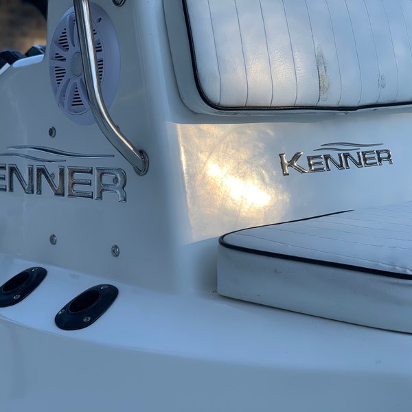 Kenner Boat Emblems 22" Chrome + FREE FAST Delivery DHL Express ...