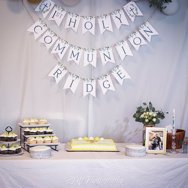 Printable Cake Topper First Holy Communion, Boy First Holy Communion ...