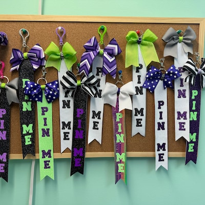 Printable Cheer Bow Template and Loop Graphic Placement Guide PDF ...