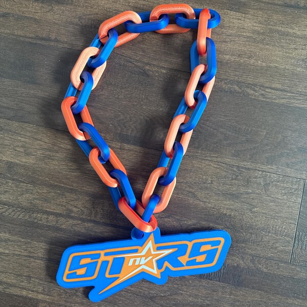 Custom Fan Chain Giant Logo Necklace Sports Homerun Turnover Jumbo ...