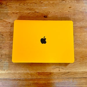 Luminous Yellow Hard Case Cover for MacBook Air 13 MacBook Pro 13 14 16 ...