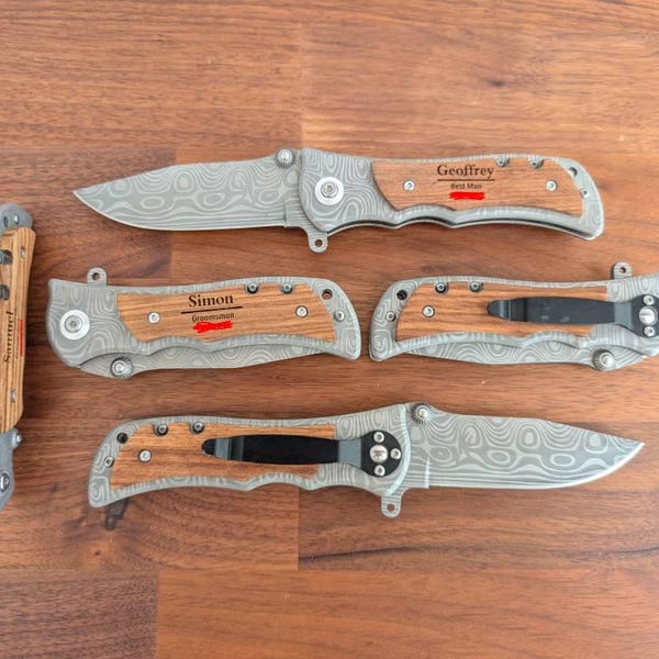 Personalized CHEF KNIFE SET | Custom Engraved Kitchen Cooking | Home ...