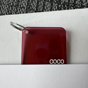 Frosted Dog Tag, Personalized Dog Tag, Dog Id Tag, Cat Name Tag, Pet ...