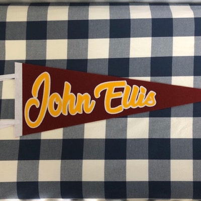 Custom Pennant. Personalized Felt Pennant. Vintage Look. Banner. Flag ...