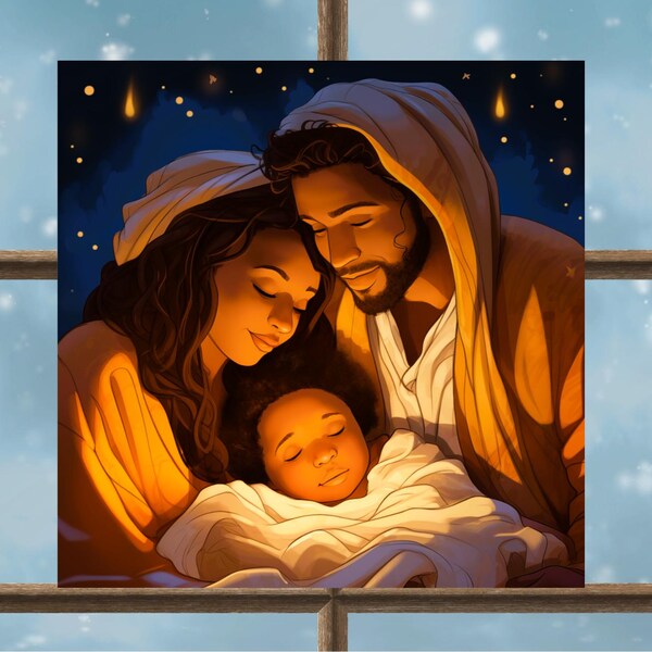 Black Nativity PNG, Black Nativity Scene, Africa Nativity Scene ...