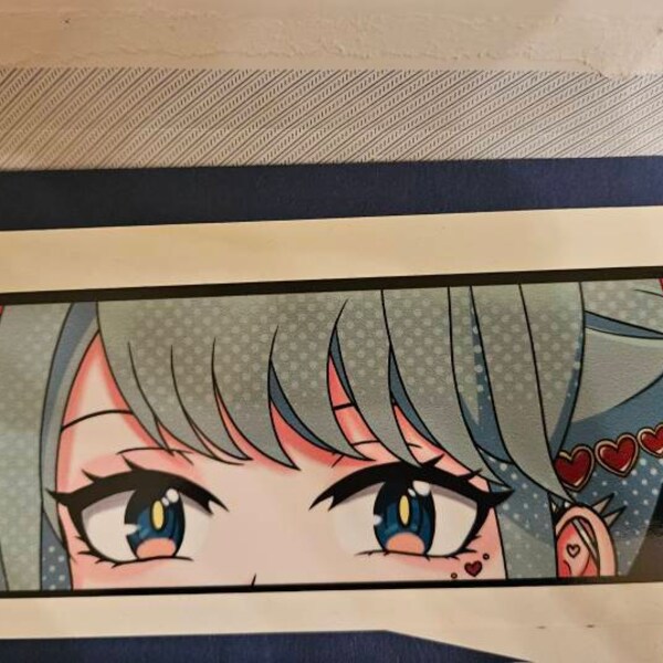 Miku Rabbit Hole Sticker |rabbit Hole Miku Peeker Sticker | Hatsune ...