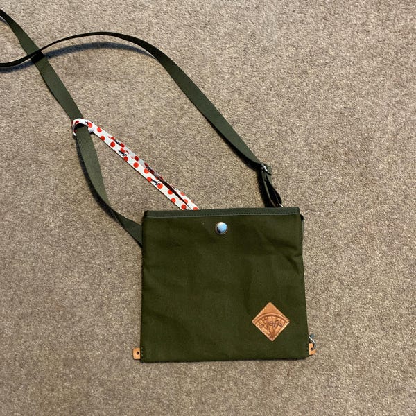 Bicycle Saddle Bag /saddle Bag /bicycle Tool Bag /canvas Bike Bag /mid ...