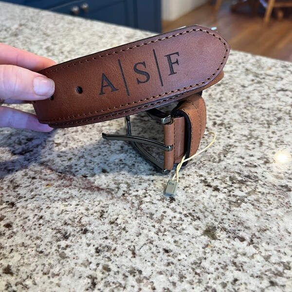 Personalized Handmade Belt for Dad, Christmas Gift for Him, Gift for ...