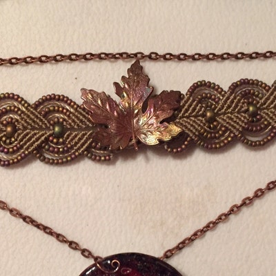 Micro Macrame Tutorial Falling Leaves Bracelet Pattern Beaded Macrame Jewelry Making DIY - Etsy