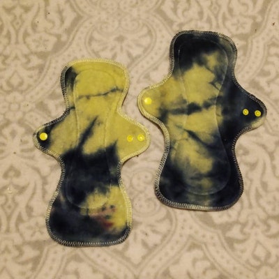 Set of THREE 'fluff Folds' Interlabial Pads assorted Colourways - Etsy