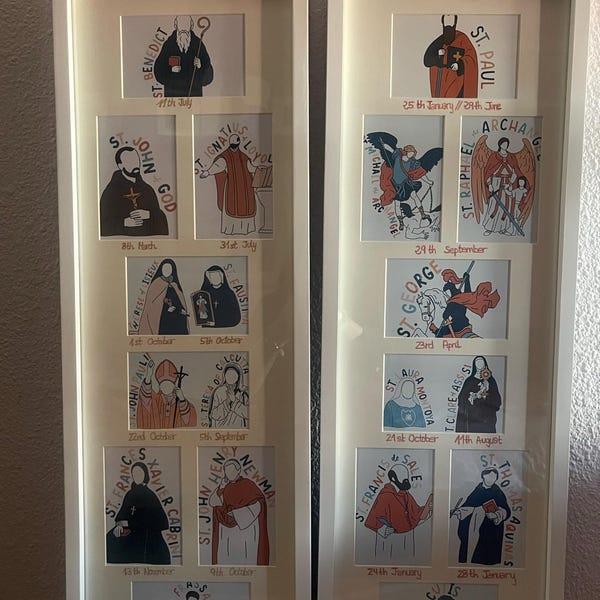 Custom Bundle of Saint Illustrations DIGITAL DOWNLOAD | up to 10 Saints ...